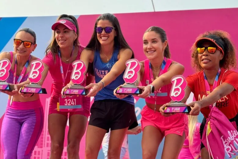 Atleta itabirana conquista primeiro lugar na corrida Barbie Run no Rio ...